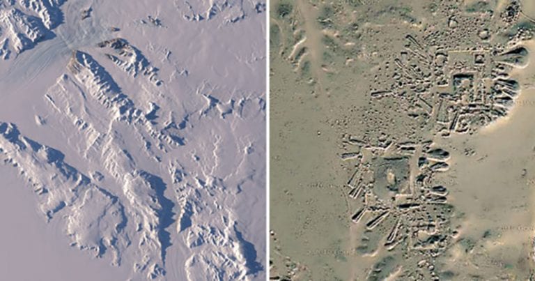 Incredible Structure Revealed Under the Melting Ice in Antarctica ...