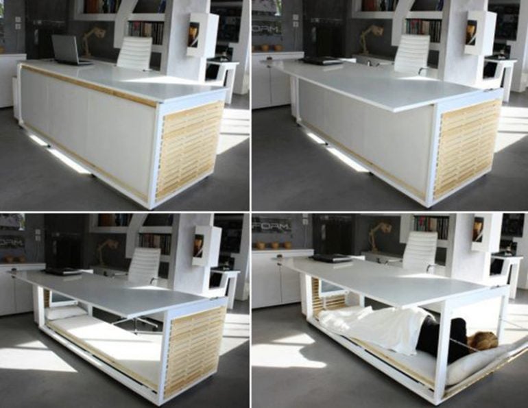 Take A Nap At Work With Ease With This Amazing Desk That Turns Into a ...