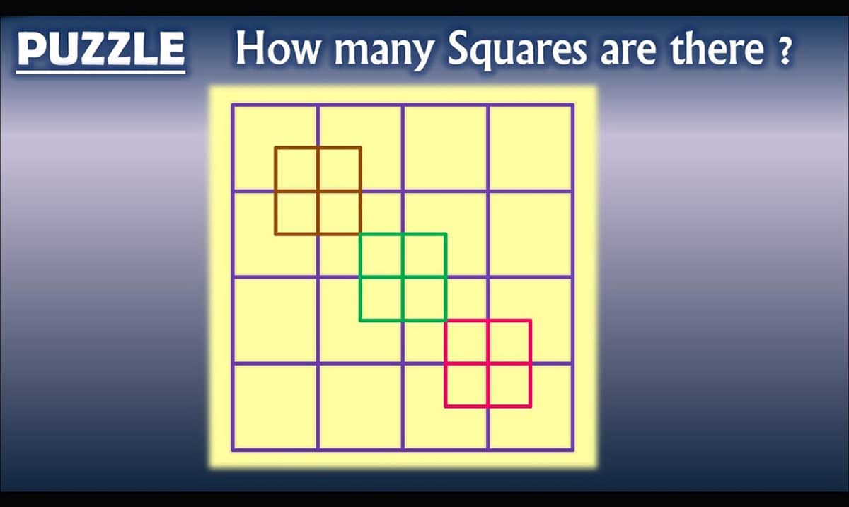 How Many Squares Are In This Picture Awareness Act
