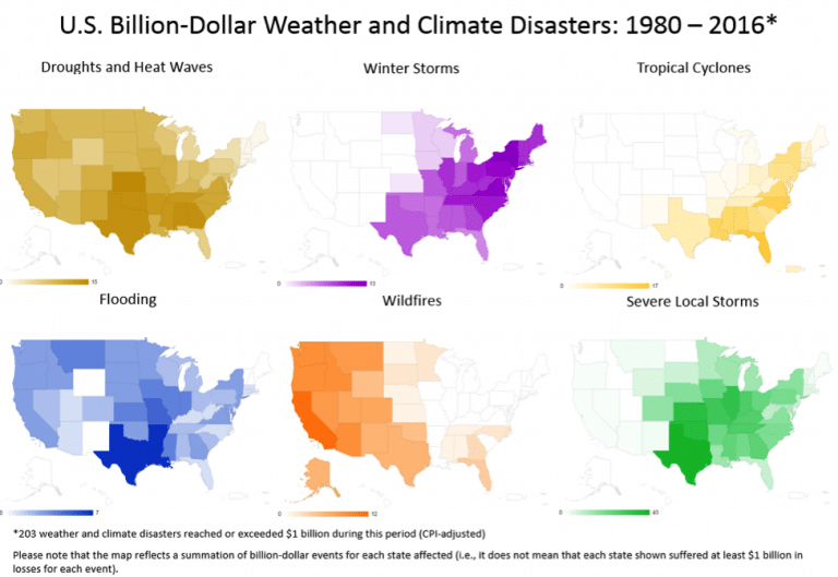 The Most Deadly States To Live In Based On This Natural Disaster Map ...